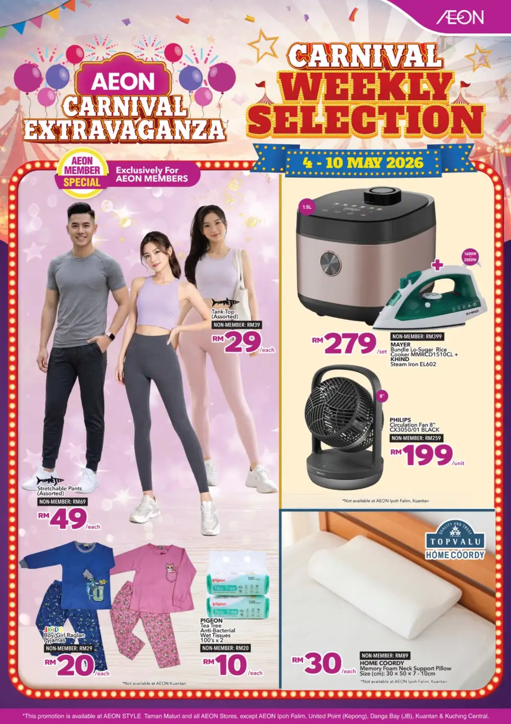 AEON Carnival Extravaganza | 4-10 May 2026 DEALS | Aeon Selangor