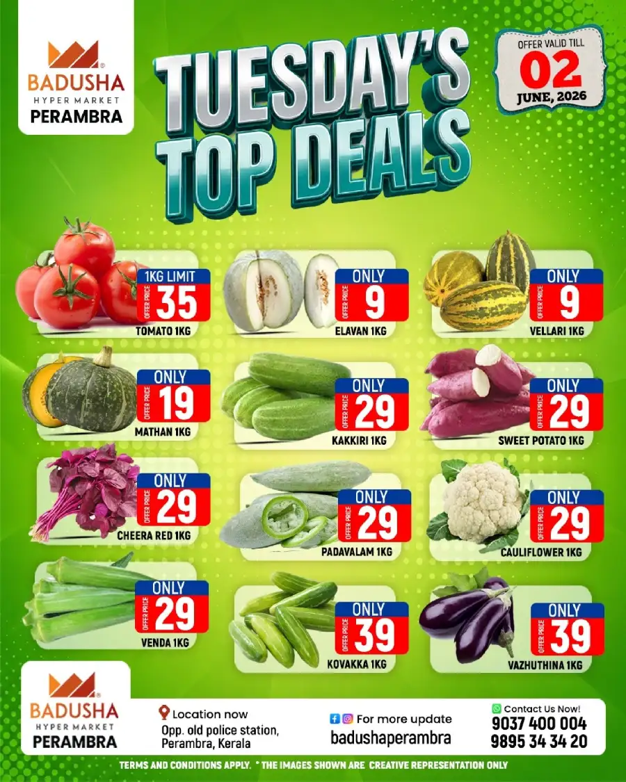 Tuesday top deals | Badusha Hypermarket Calicut