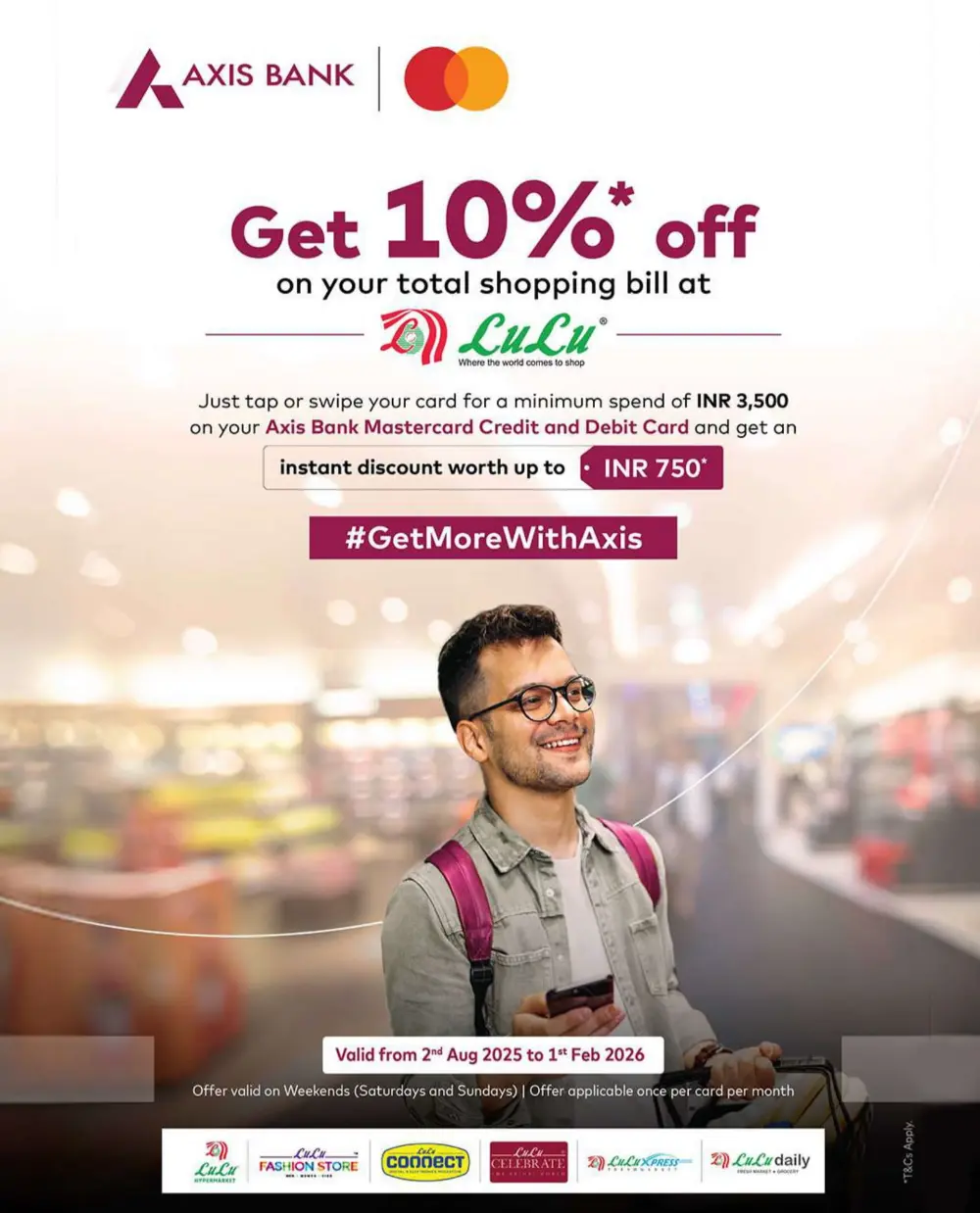 Bank Card Shopping Discounts | Lulu Hypermarket - Kottayam